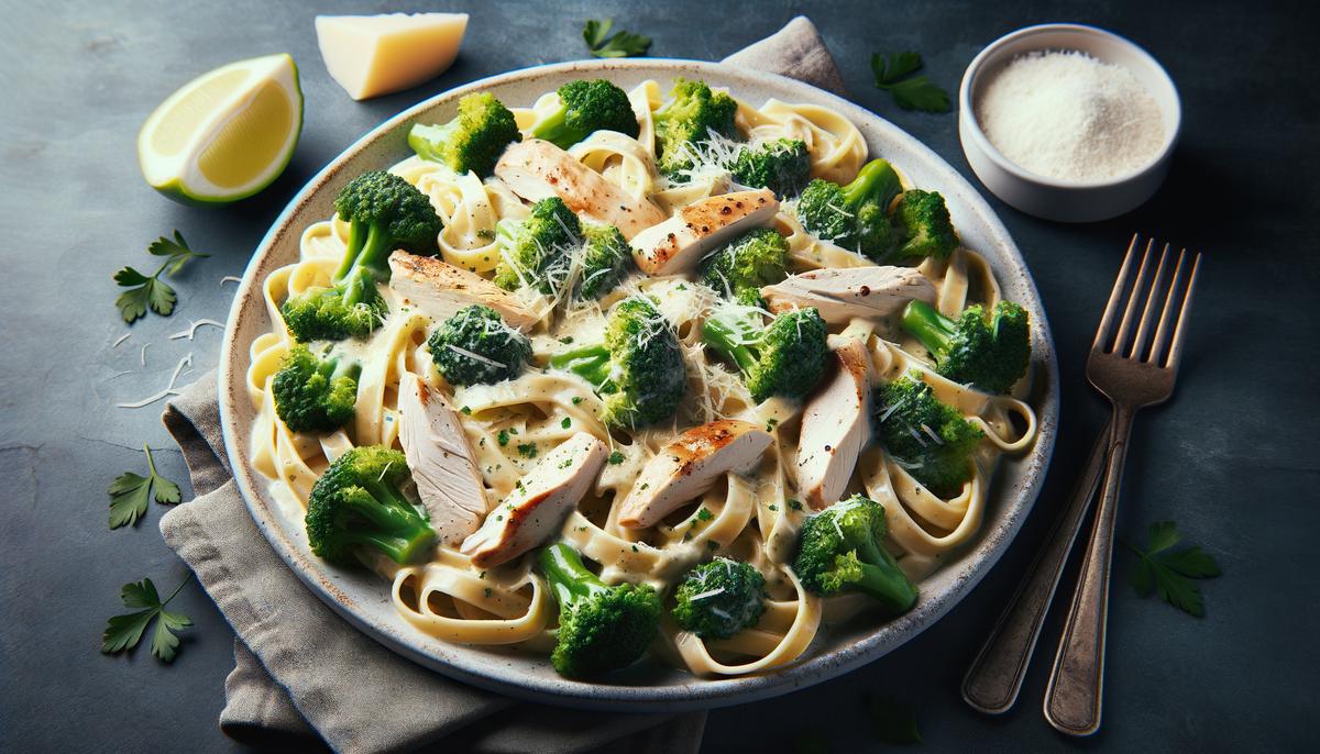 Chicken and Broccoli Alfredo – every day. delishing.