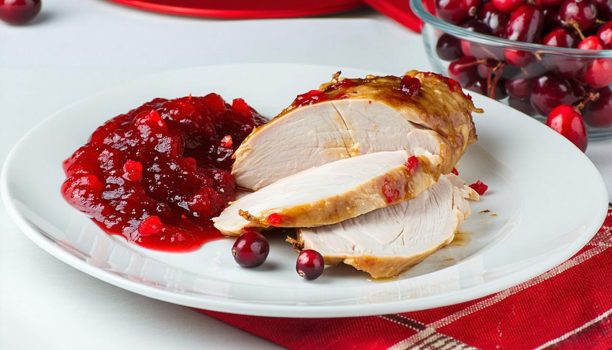 Roast Turkey with Cranberry Sauce – every day. delishing.