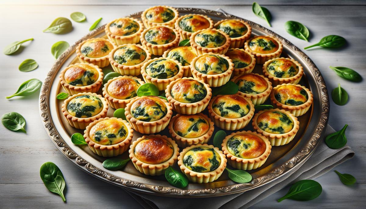 Mini Spinach Quiche Recipe – every day. delishing.